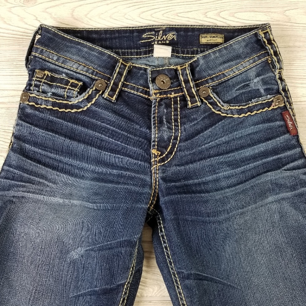 Silver Suki Jeans - Gem